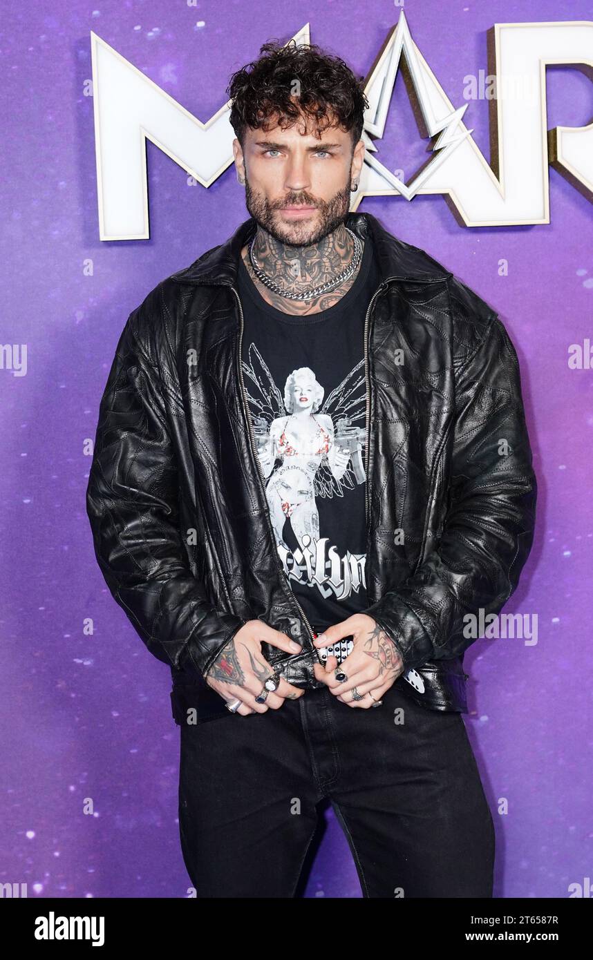 Declan Doyle attends the gala screening of The Marvels at Cineworld ...