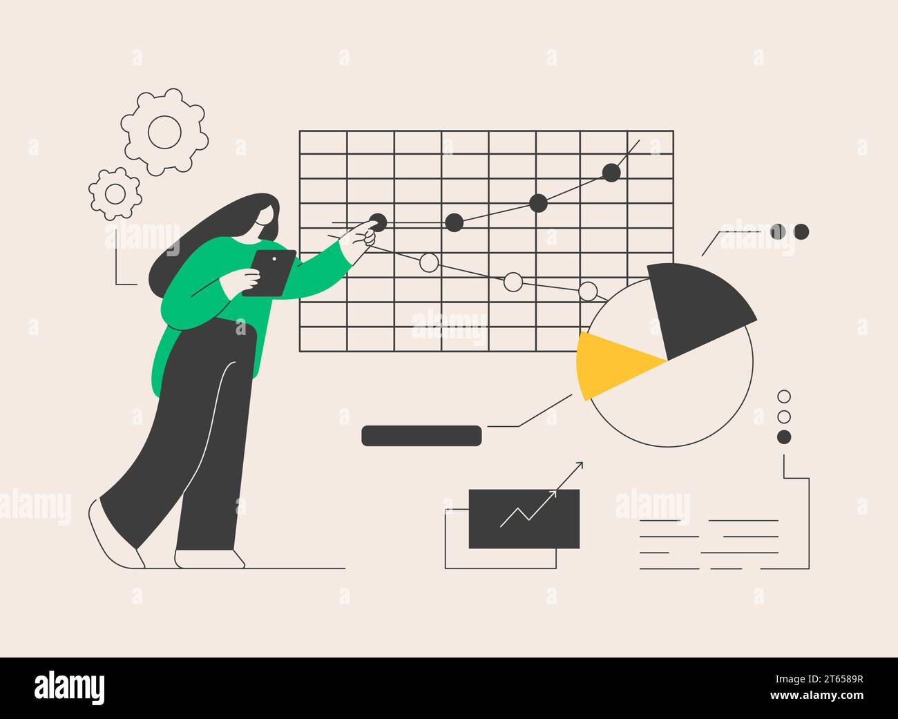 Competitive analysis abstract concept vector illustration Stock Vector ...
