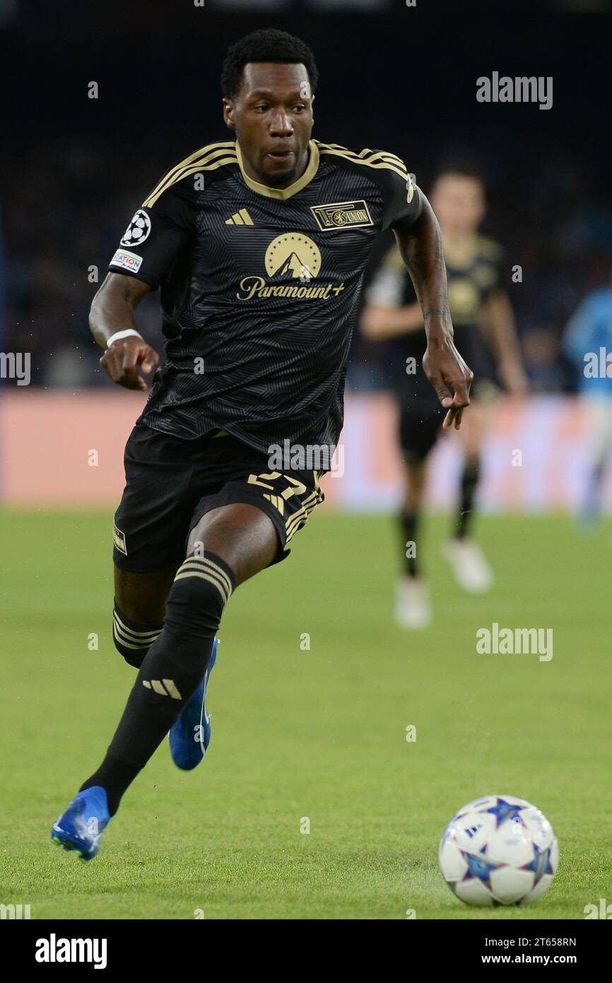 Naples, Italy. 08th Nov, 2023. Sheraldo Becker of FC Union Berlino in ...