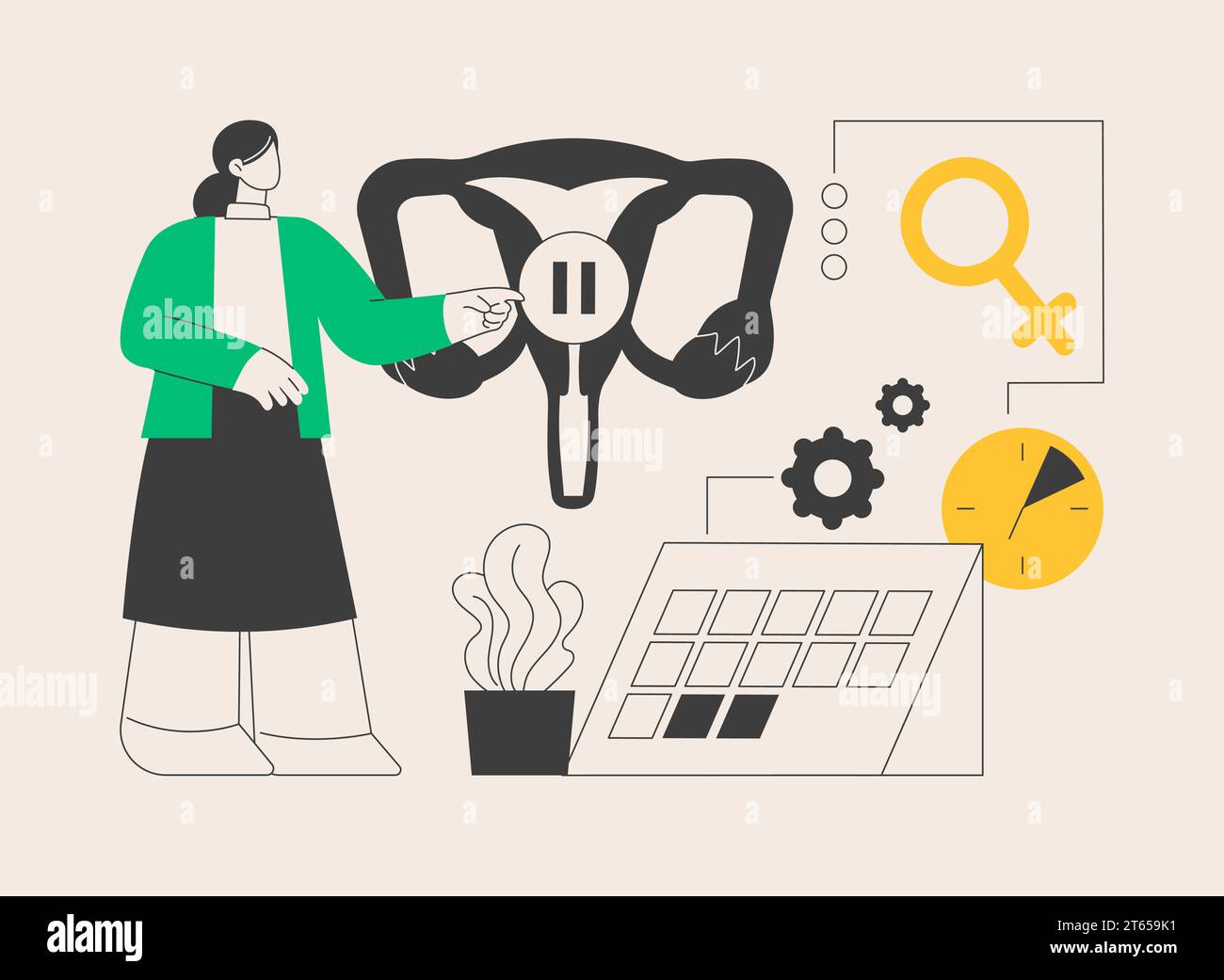 Menopause abstract concept vector illustration Stock Vector Image & Art ...