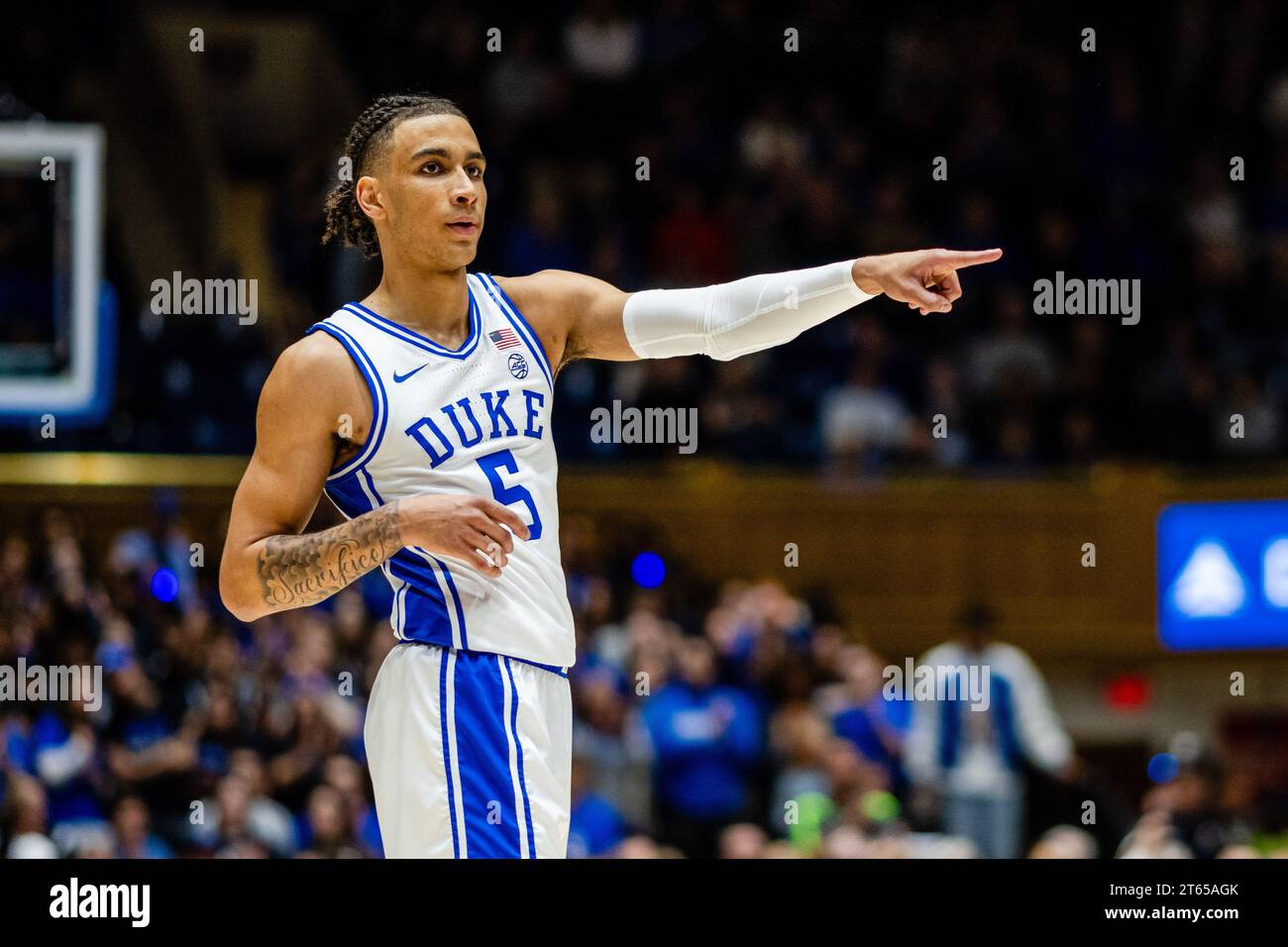 November 1, 2023: Duke Blue Devils Tyrese Proctor (5) during the first ...