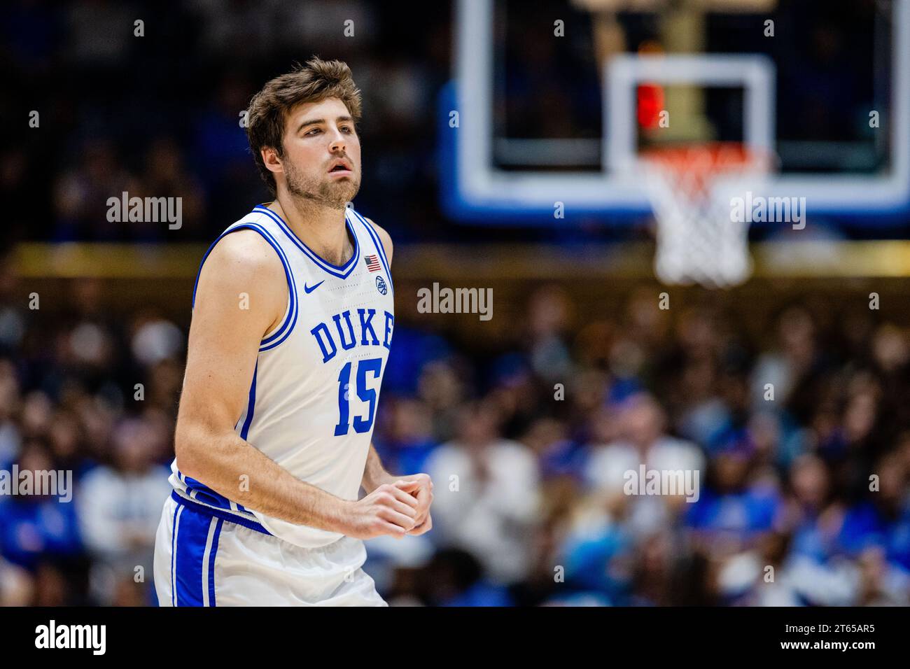 November 1, 2023: Duke Blue Devils Ryan Young (15) during the first ...