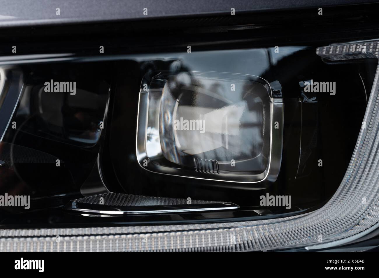Car big headlights hi-res stock photography and images - Alamy