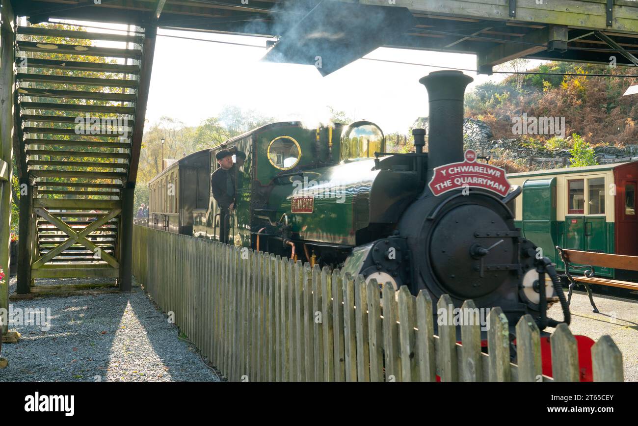 Tan Y Bwlch Railway Station, near Maentwrog, Gwynedd, North Wales ...