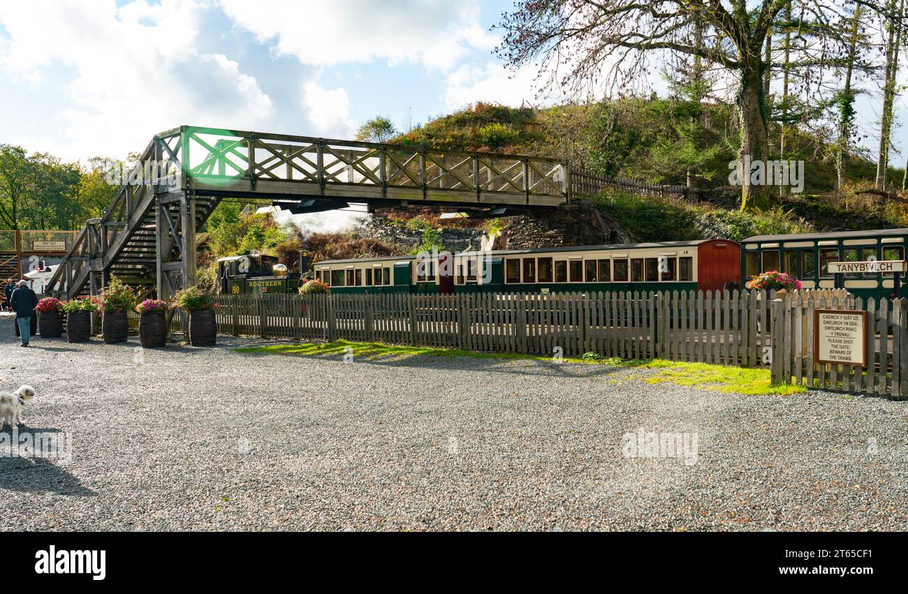 Tan Y Bwlch Railway Station, near Maentwrog, Gwynedd, North Wales ...