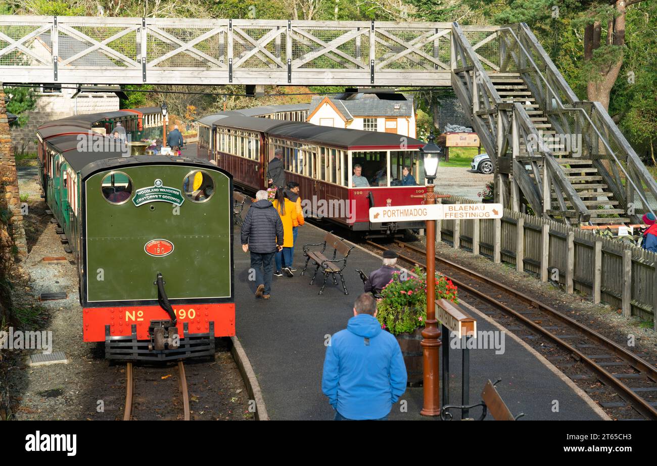 Tan Y Bwlch Railway Station, near Maentwrog, Gwynedd, North Wales ...