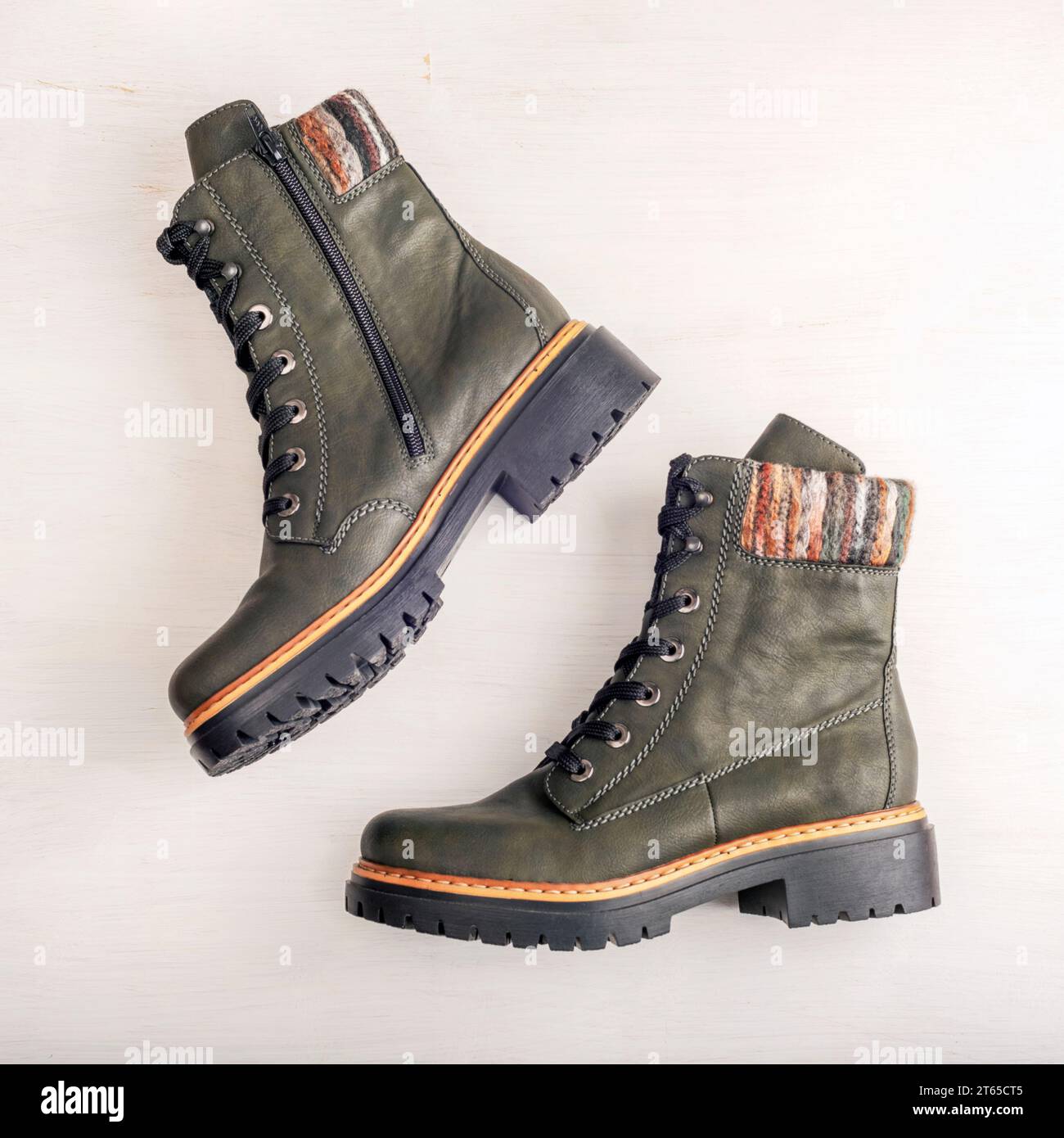 Female trendy boots shoes hi-res stock photography and images - Alamy
