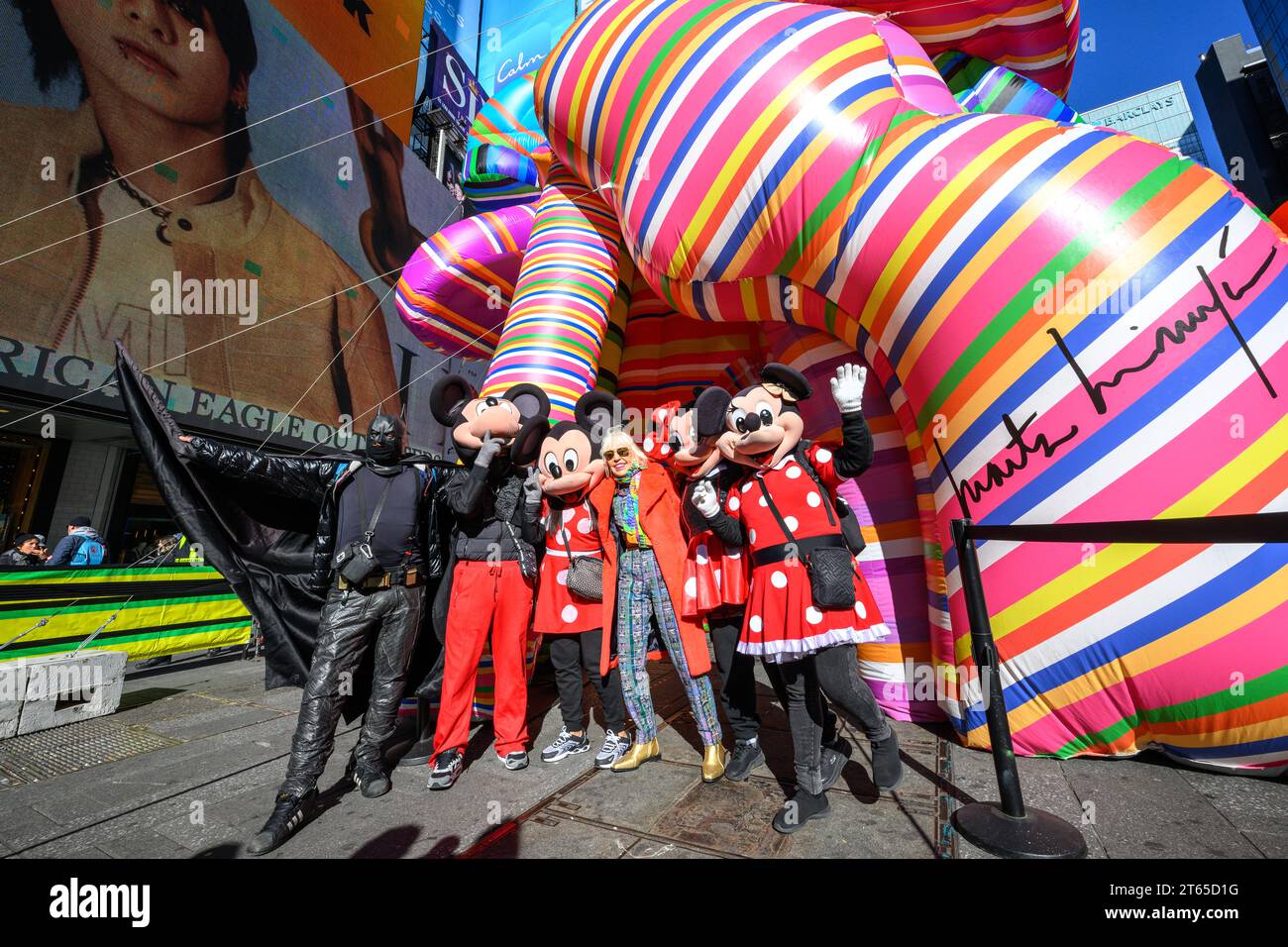 New York, USA. , . Argentinian conceptual pop artist Marta Minujín, 80 ...