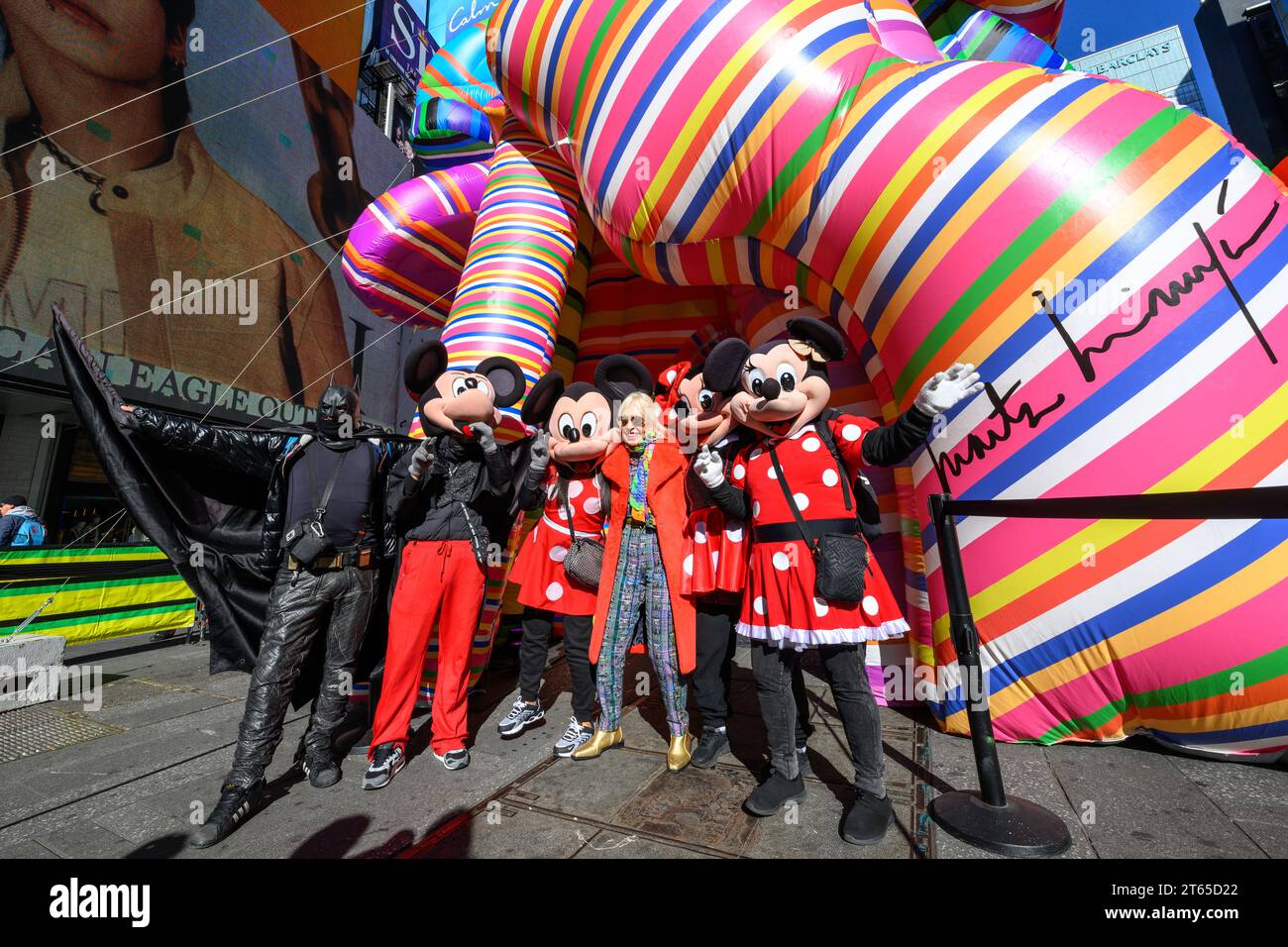 New York, USA. , . Argentinian conceptual pop artist Marta Minujín, 80 ...