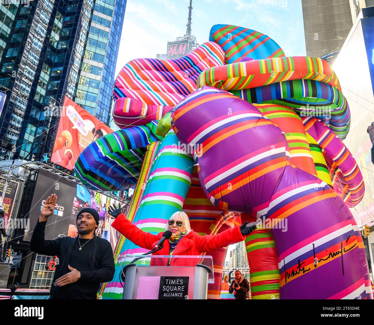 New York, USA. , . Argentinian conceptual pop artist Marta Minujín, 80 ...