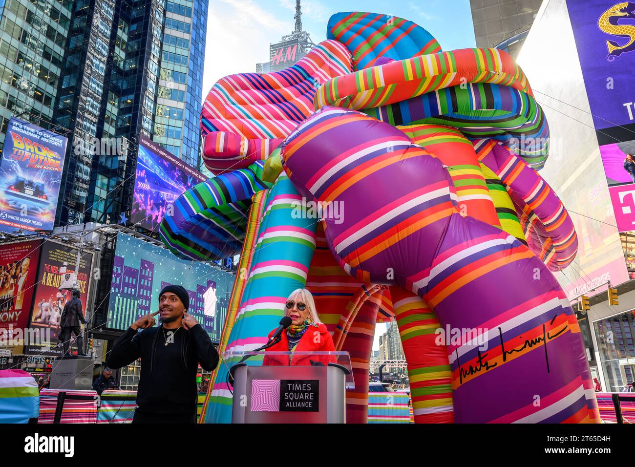 New York, USA. , . Argentinian conceptual pop artist Marta Minujín, 80 ...