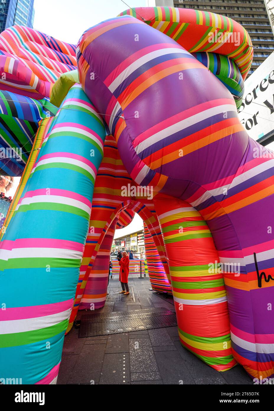 New York, USA. , . Argentinian conceptual pop artist Marta Minujín, 80 ...