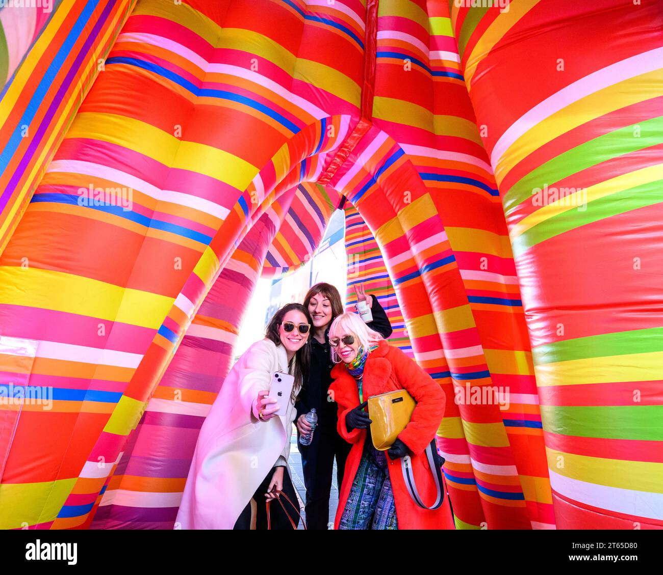 New York, USA, 8th Nov.2023. Argentinian conceptual pop artist Marta ...