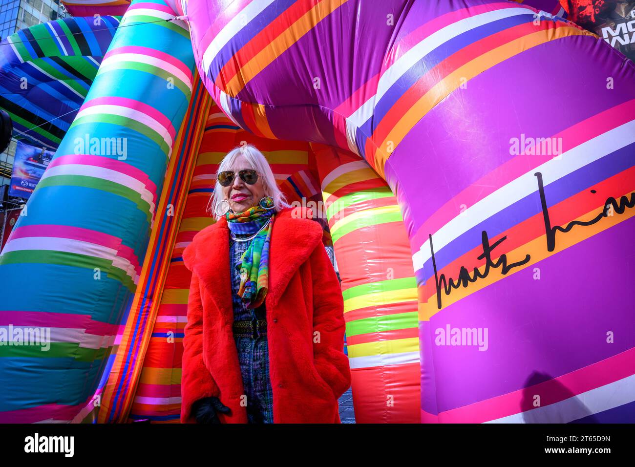 New York, USA. , . Argentinian conceptual pop artist Marta Minujín, 80 ...