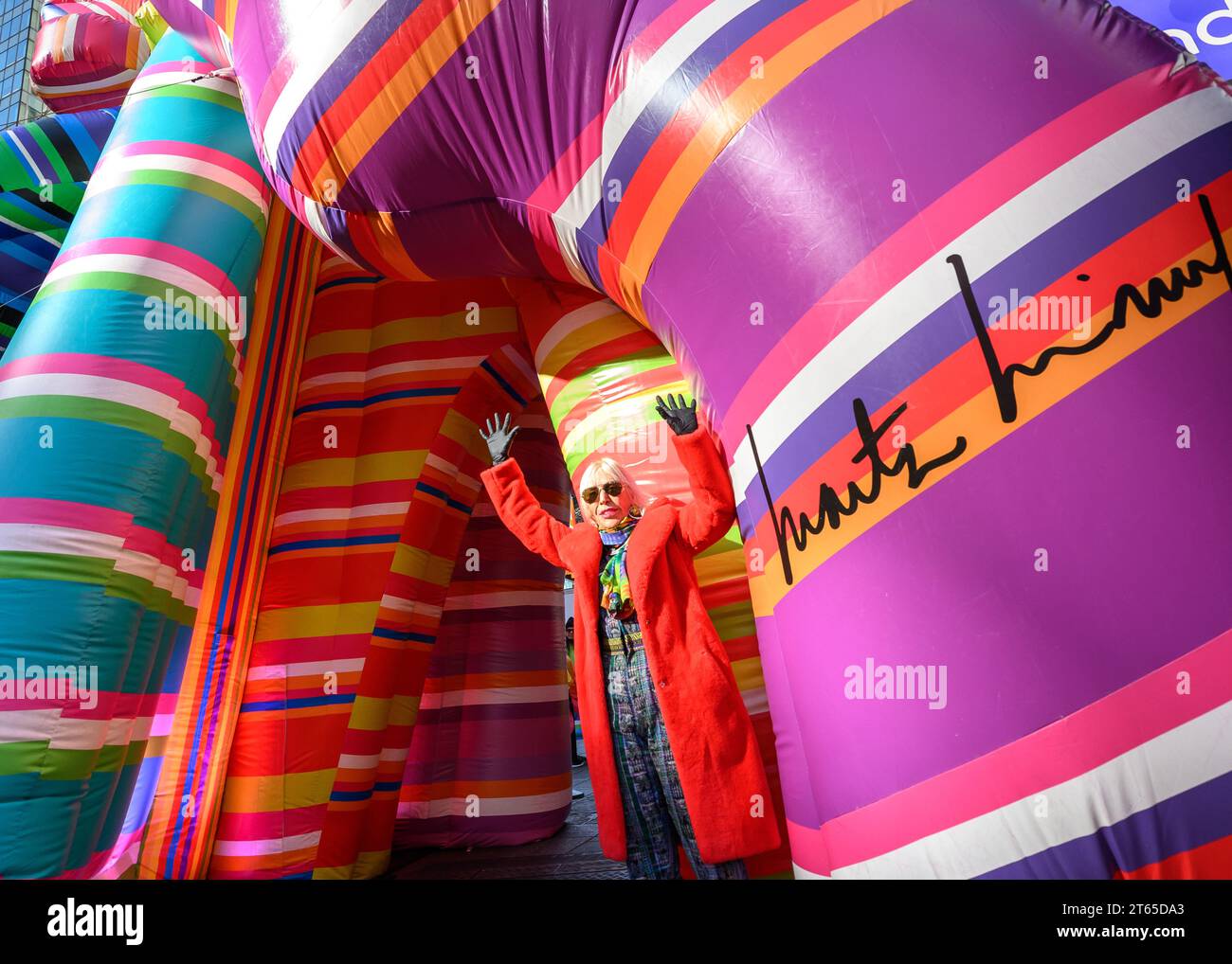 New York, USA. , . Argentinian conceptual pop artist Marta Minujín, 80 ...