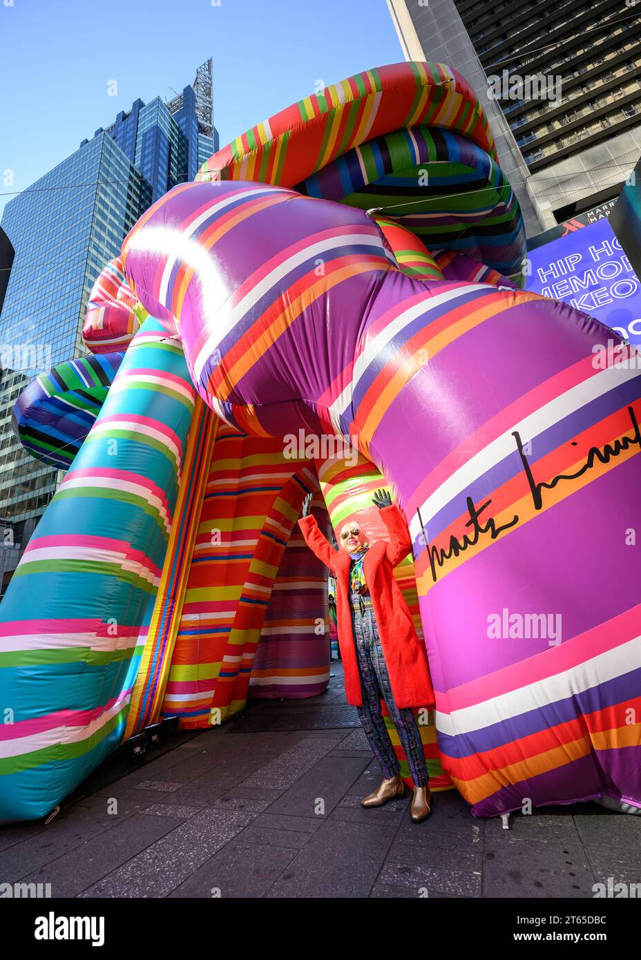 New York, USA. , . Argentinian conceptual pop artist Marta Minujín, 80 ...