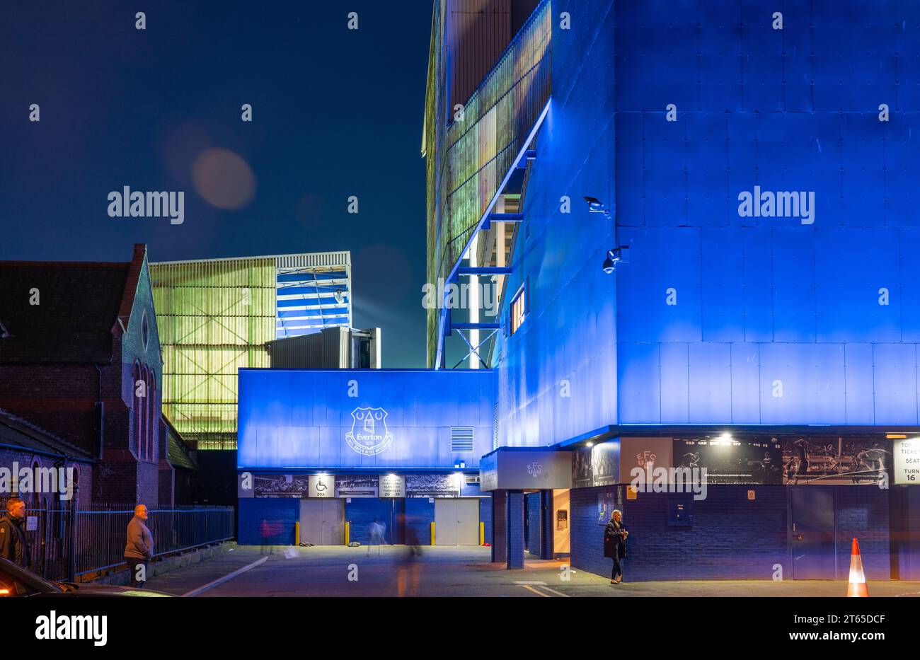 Goodison Park, Walton, Liverpool 4, the home of Everton Football Club ...