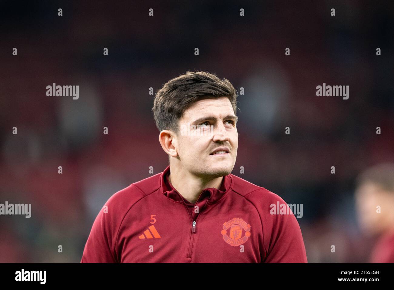 Copenhagen, Denmark. 08th Nov, 2023. Harry Maguire (5) of Manchester ...