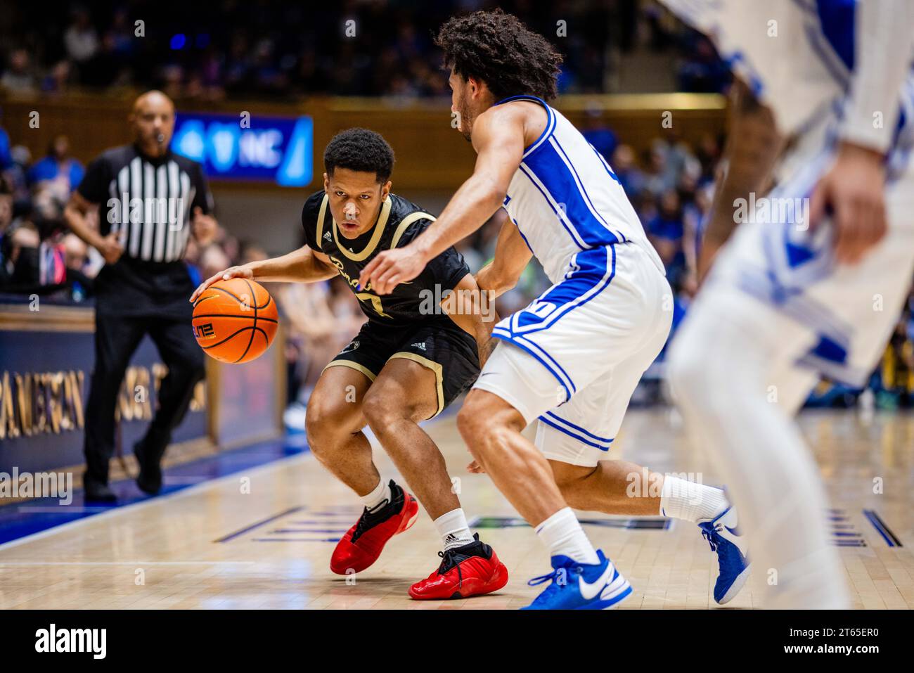 November 1, 2023: Pembroke Braves JaJuan Carr (3) drives on Duke Blue ...