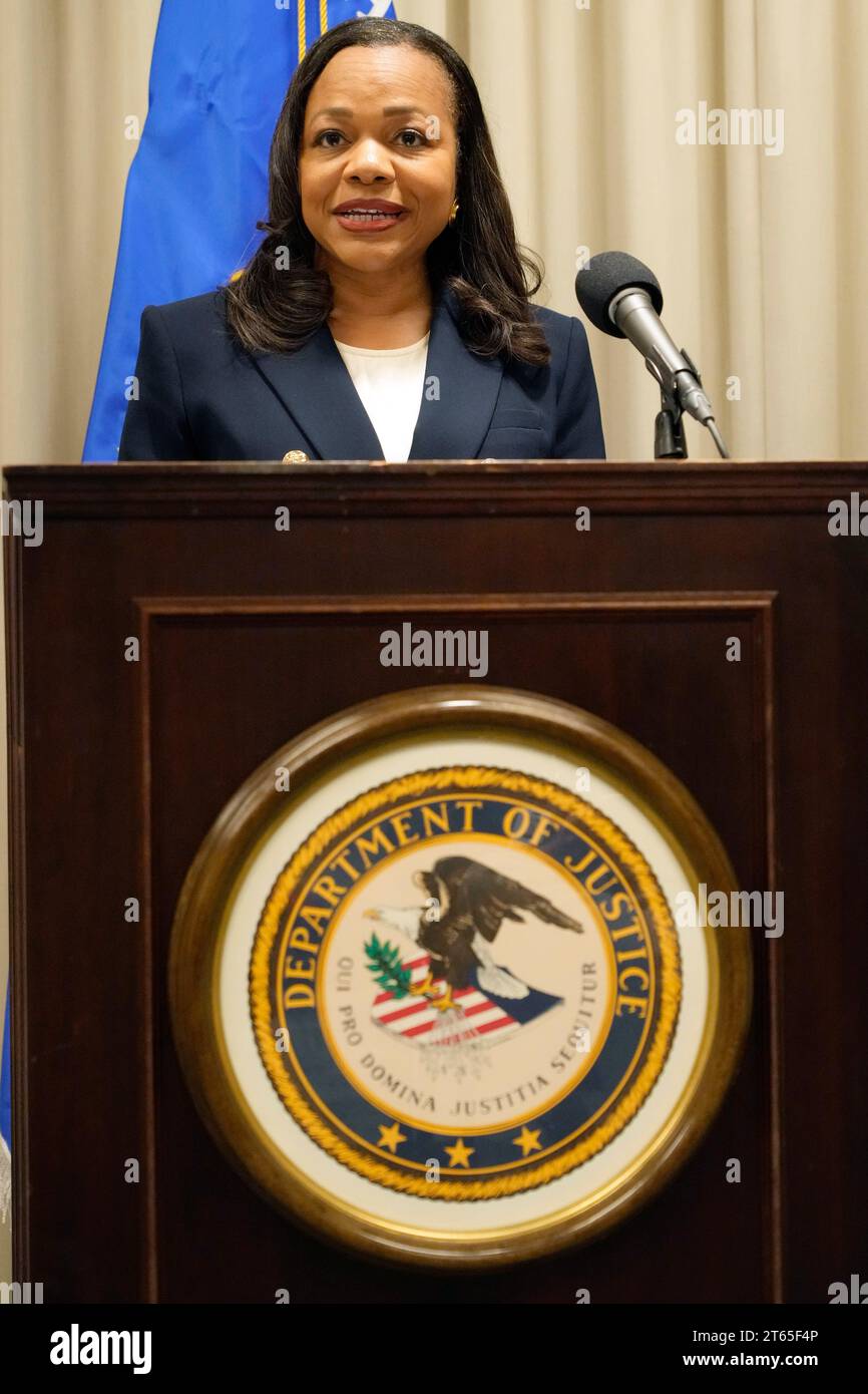 Assistant Attorney General Kristen Clarke of the U.S. Department of ...