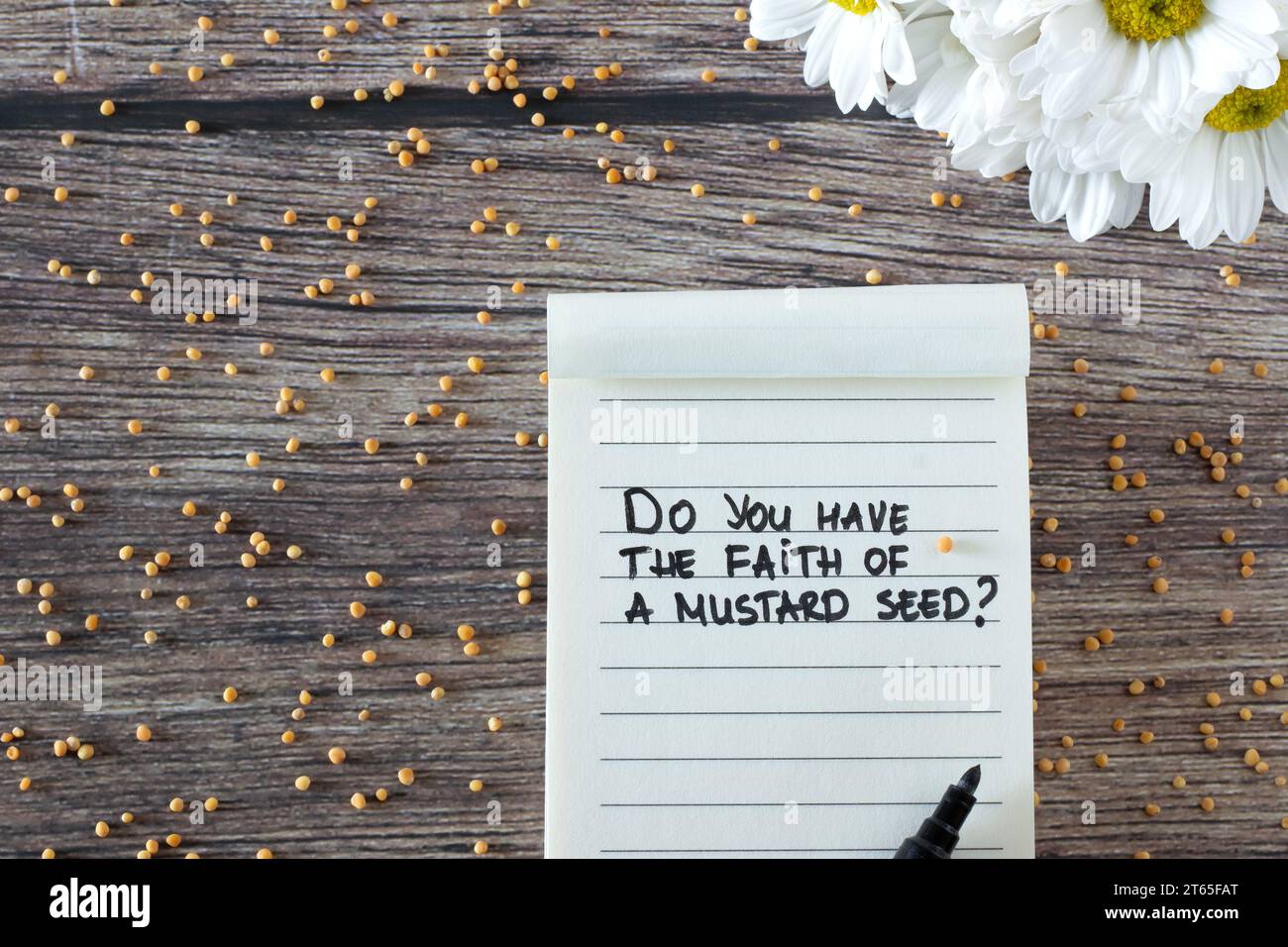 Do you have faith of mustard seed, inspiring Christian quote ...