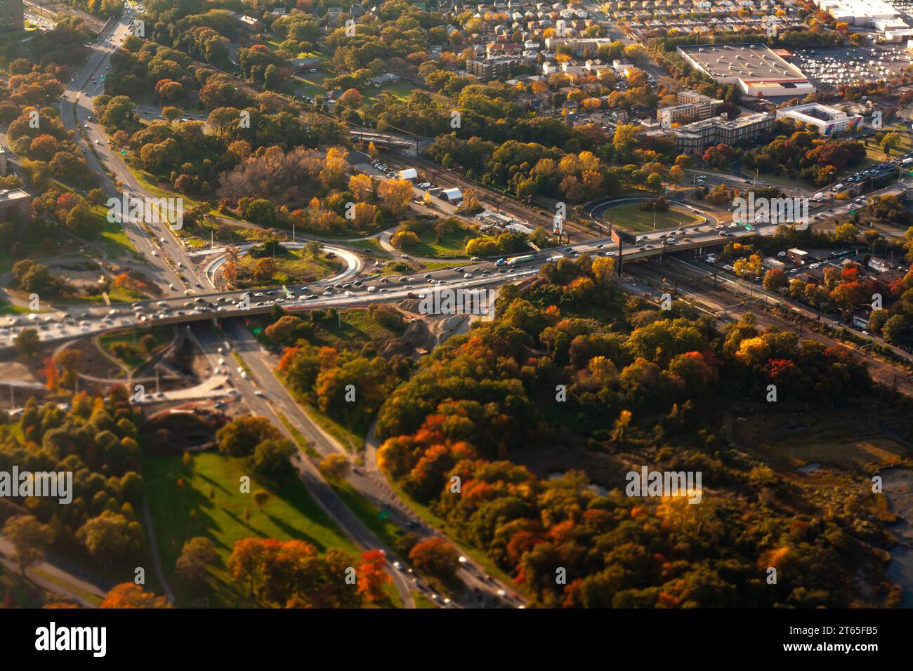 Fall foliage aerial hi-res stock photography and images - Alamy