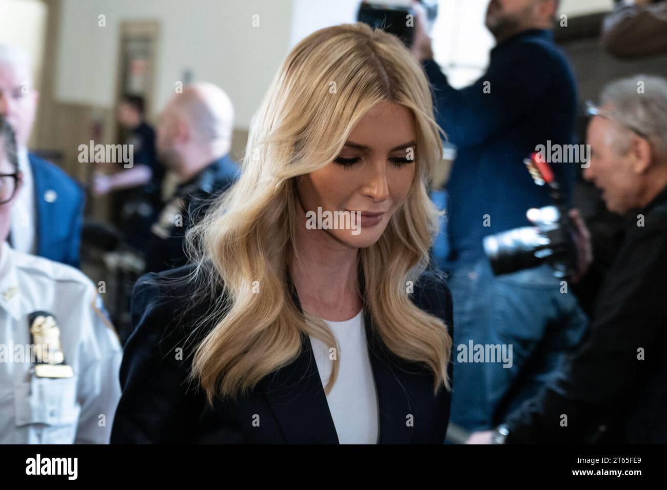 Ivanka Trump leaves court room for break to New York State Supreme ...