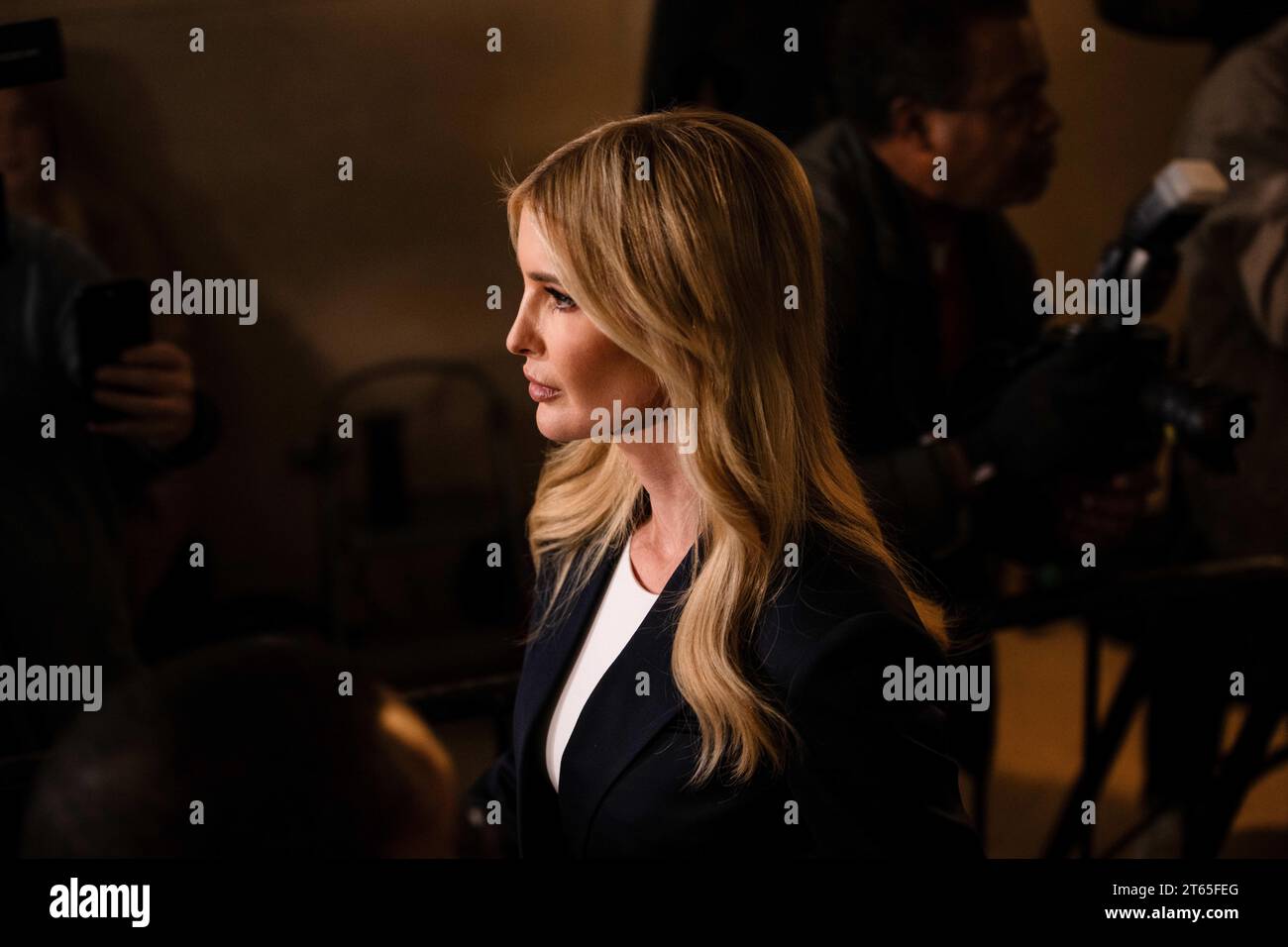 November 8, 2023, New York, New York, USA: Daughter to former president ...