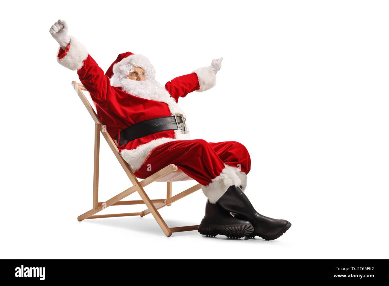 Male santa deckchair hi-res stock photography and images - Alamy