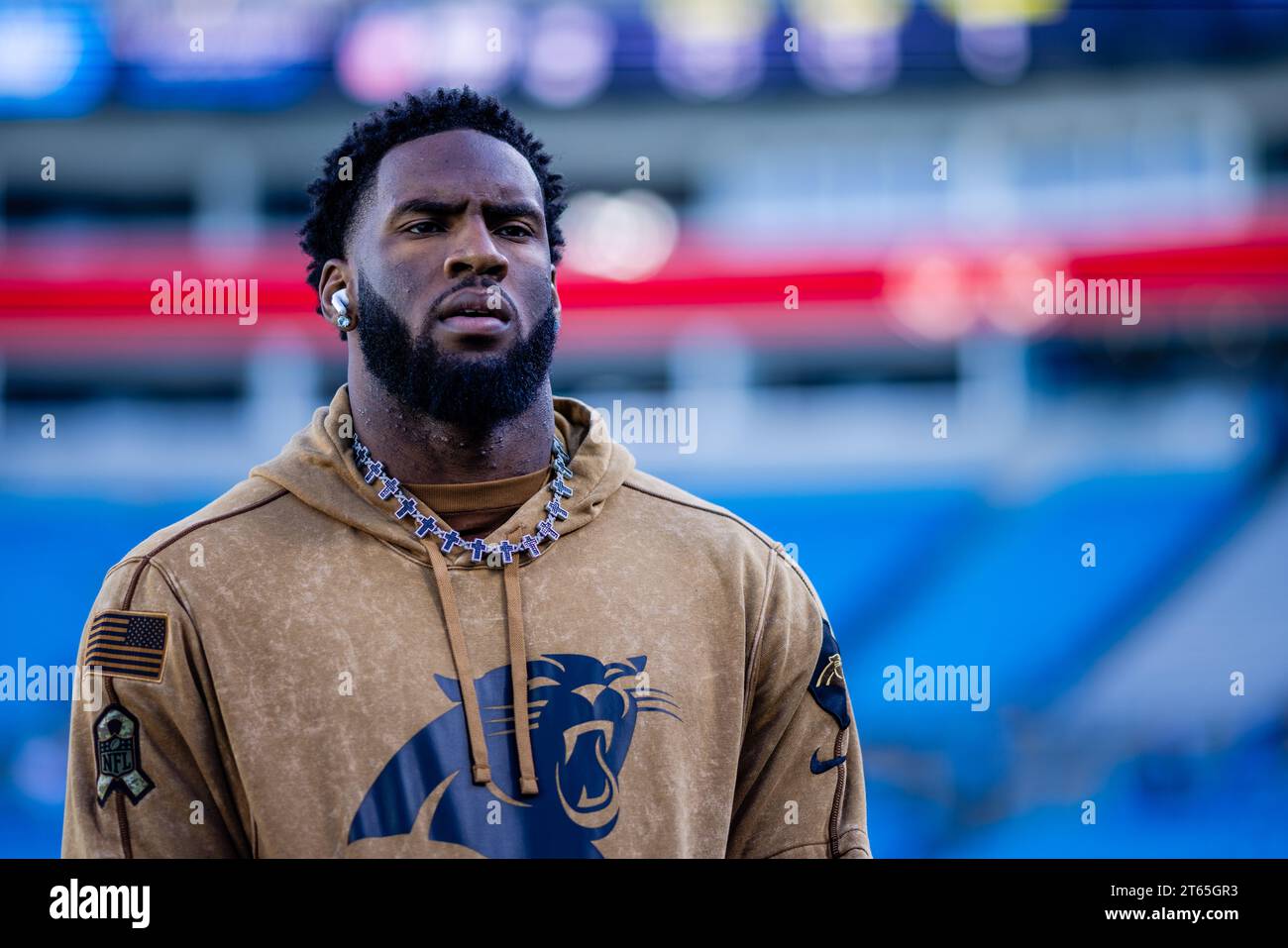 Charlotte, NC, USA. 5th Nov, 2023. Carolina Panthers linebacker Brian ...