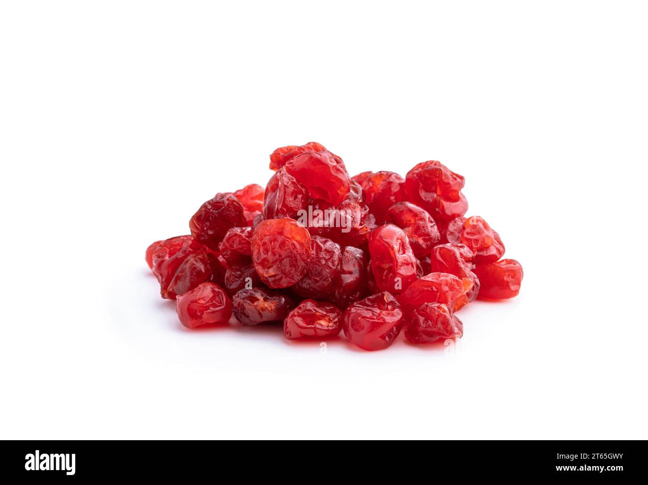 Dried cherry fruit isolated on white background Stock Photo - Alamy