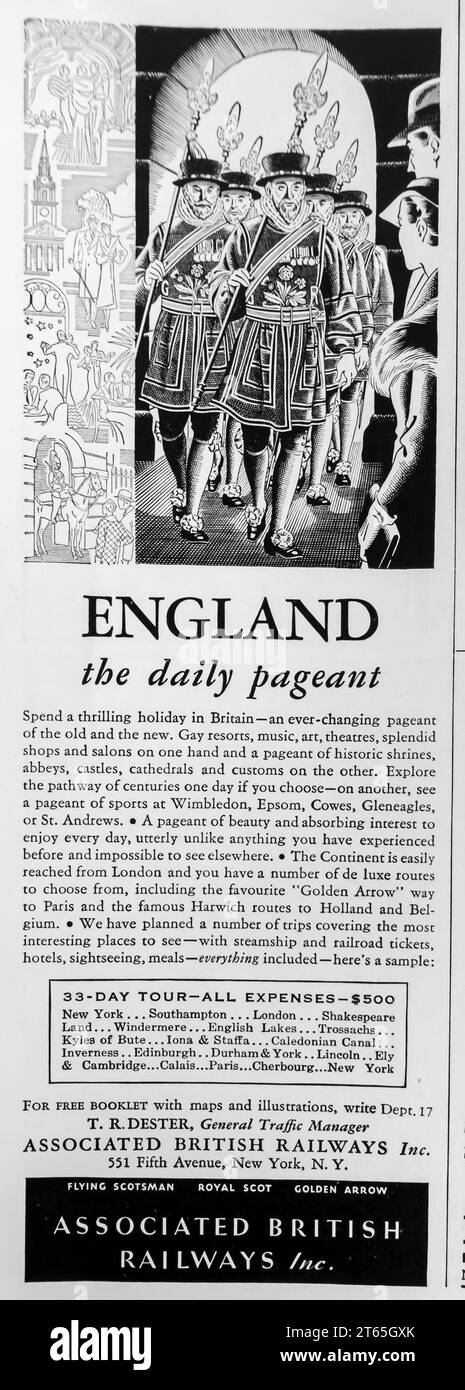 1930s british ads hi-res stock photography and images - Alamy