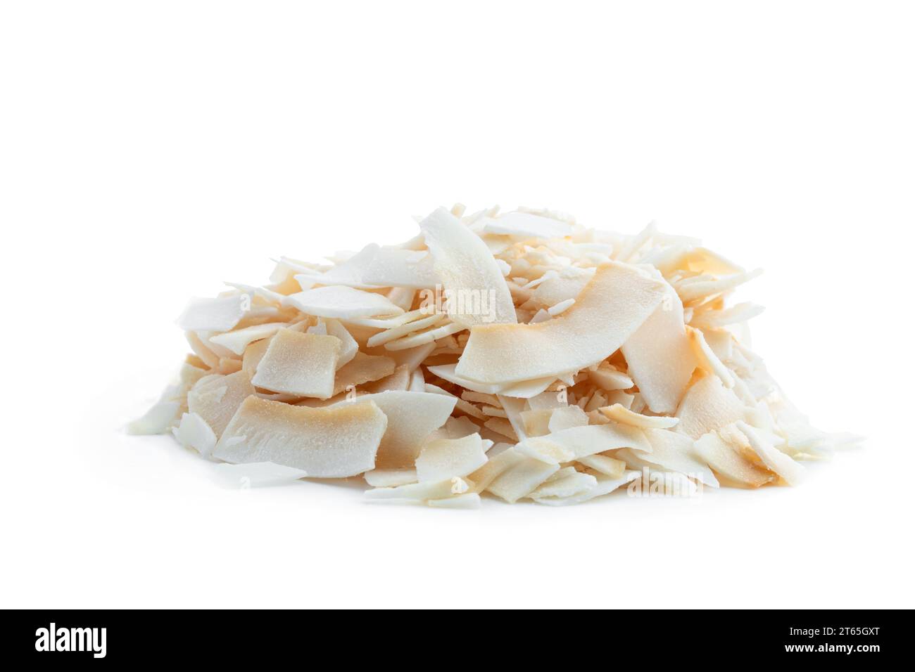 Pile tasty coconut chips hi-res stock photography and images - Alamy