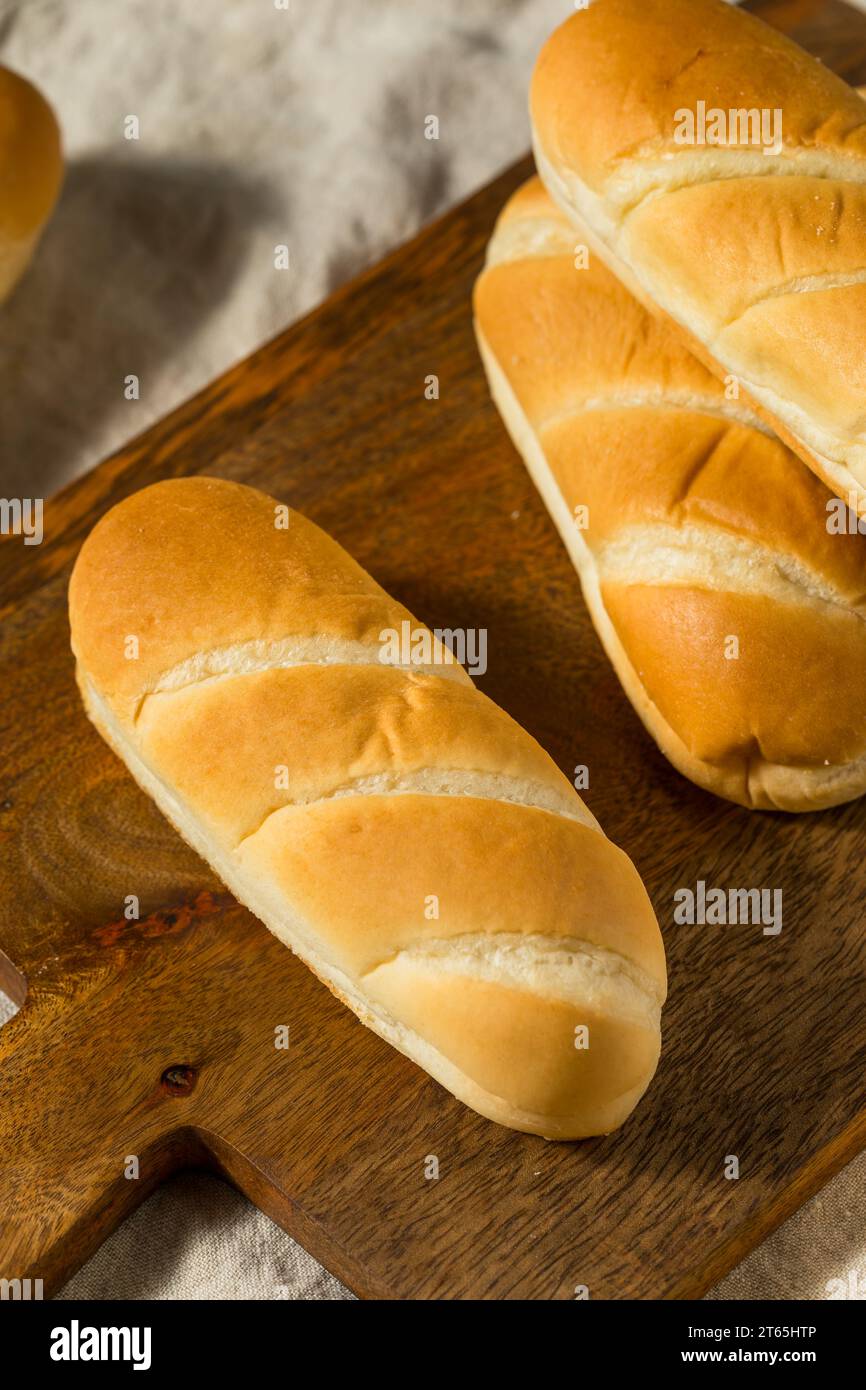 Homemade Bratwurst Hot Dog Buns Ready to Eat Stock Photo - Alamy