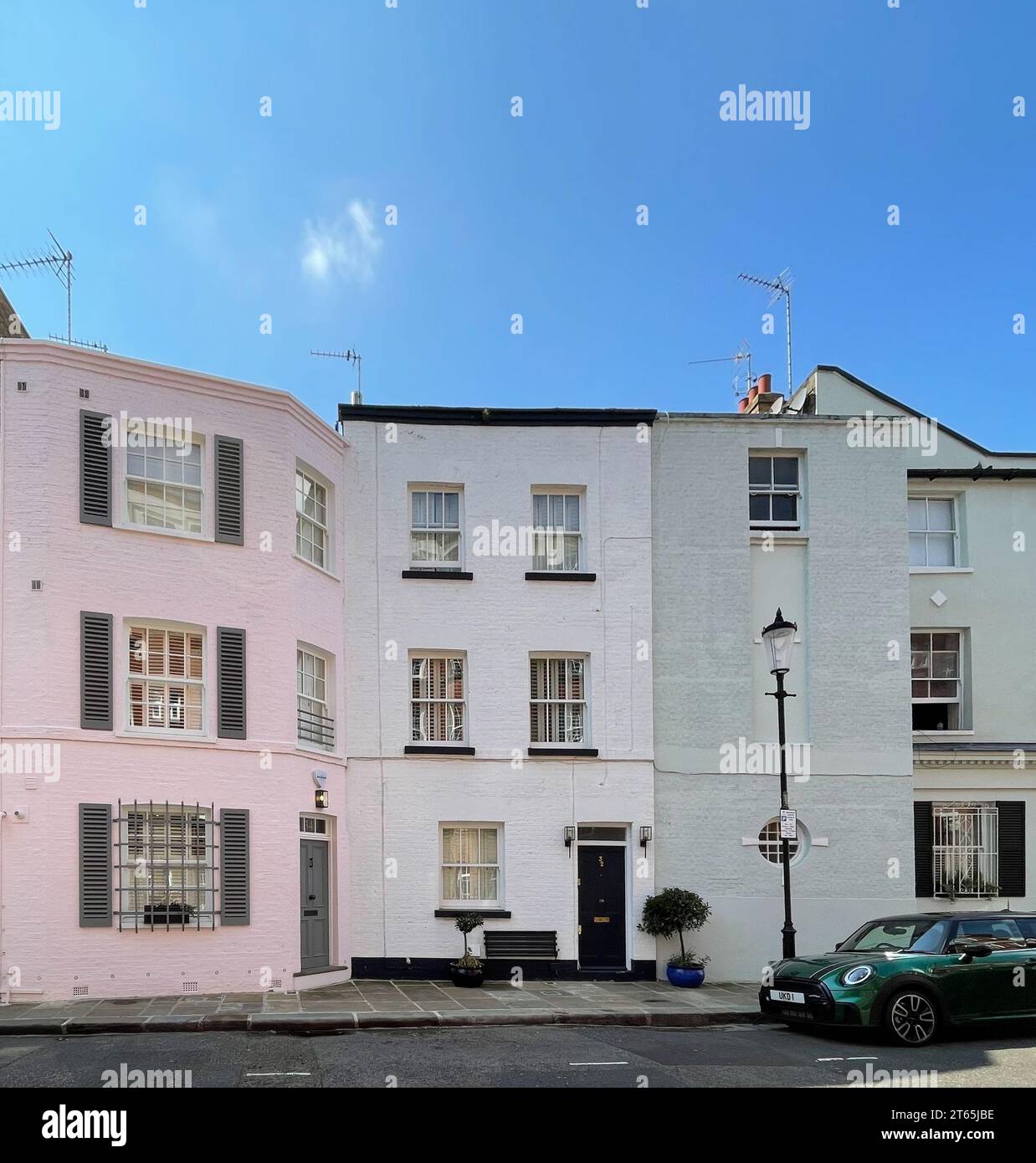 England, United Kingdom, April 17th 2023, view of a terraced house in ...