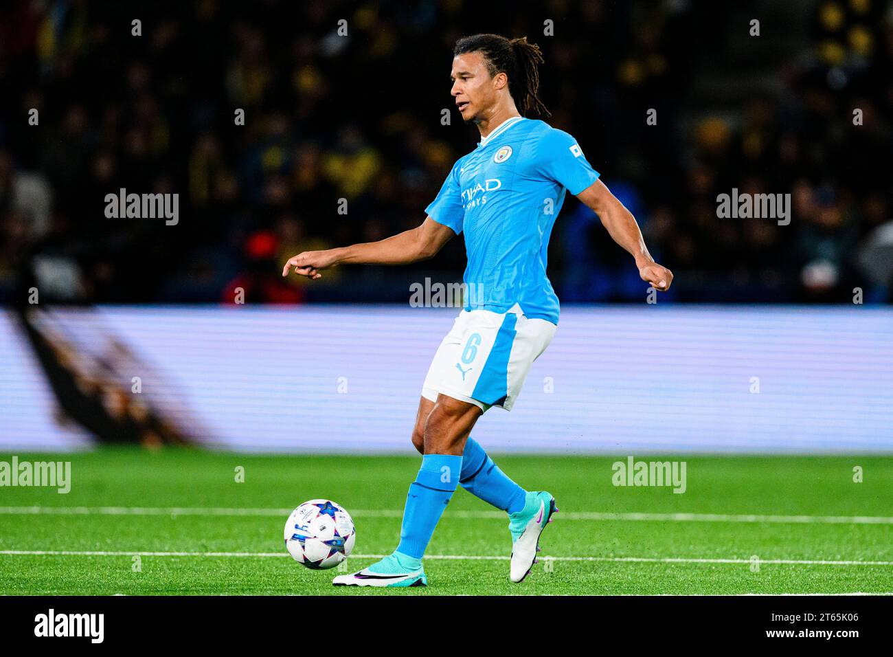 Bern, Switzerland - October 25: Nathan Ake of Manchester City makes a ...