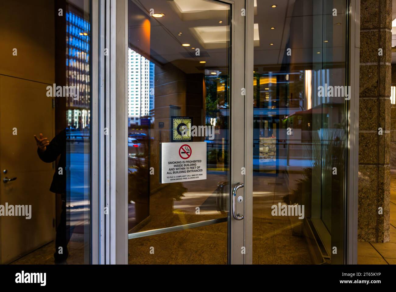 Chicago Pedway sign. Orientation is not easy. Some paths also lead to ...
