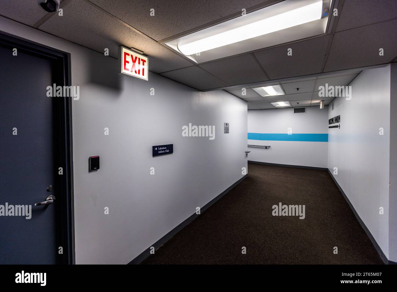 Underground passageway Chicago Pedway. Orientation is not easy. Some ...