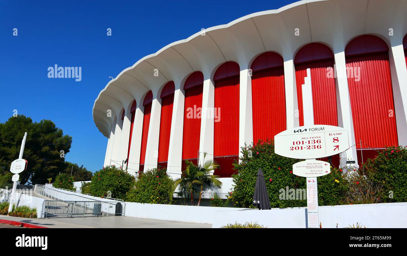 Inglewood (Los Angeles), California: KIA FORUM (The Forum), a multi ...