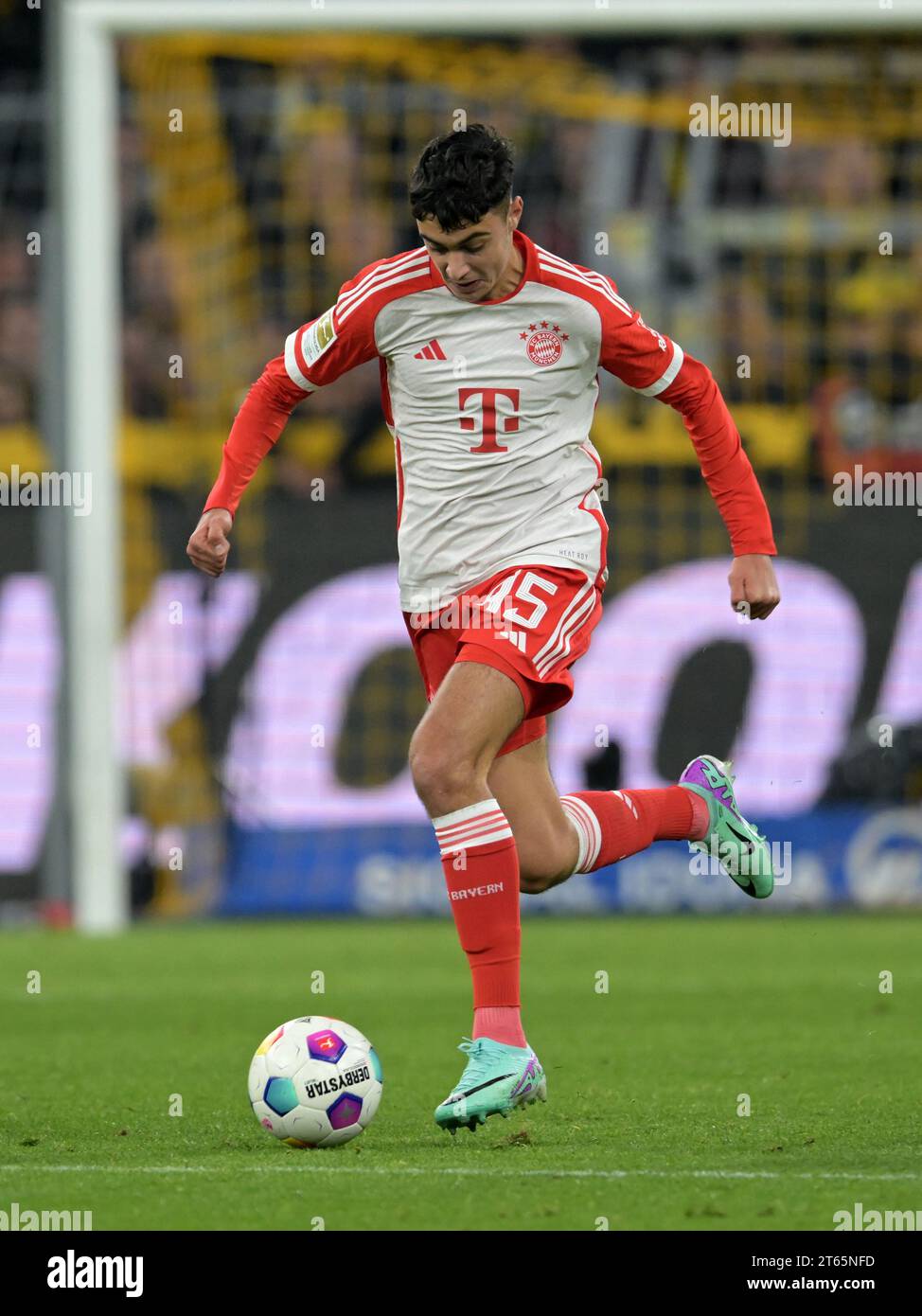 DORTMUND - Aleksandar Pavlovic of FC Bayern Munchen during the ...