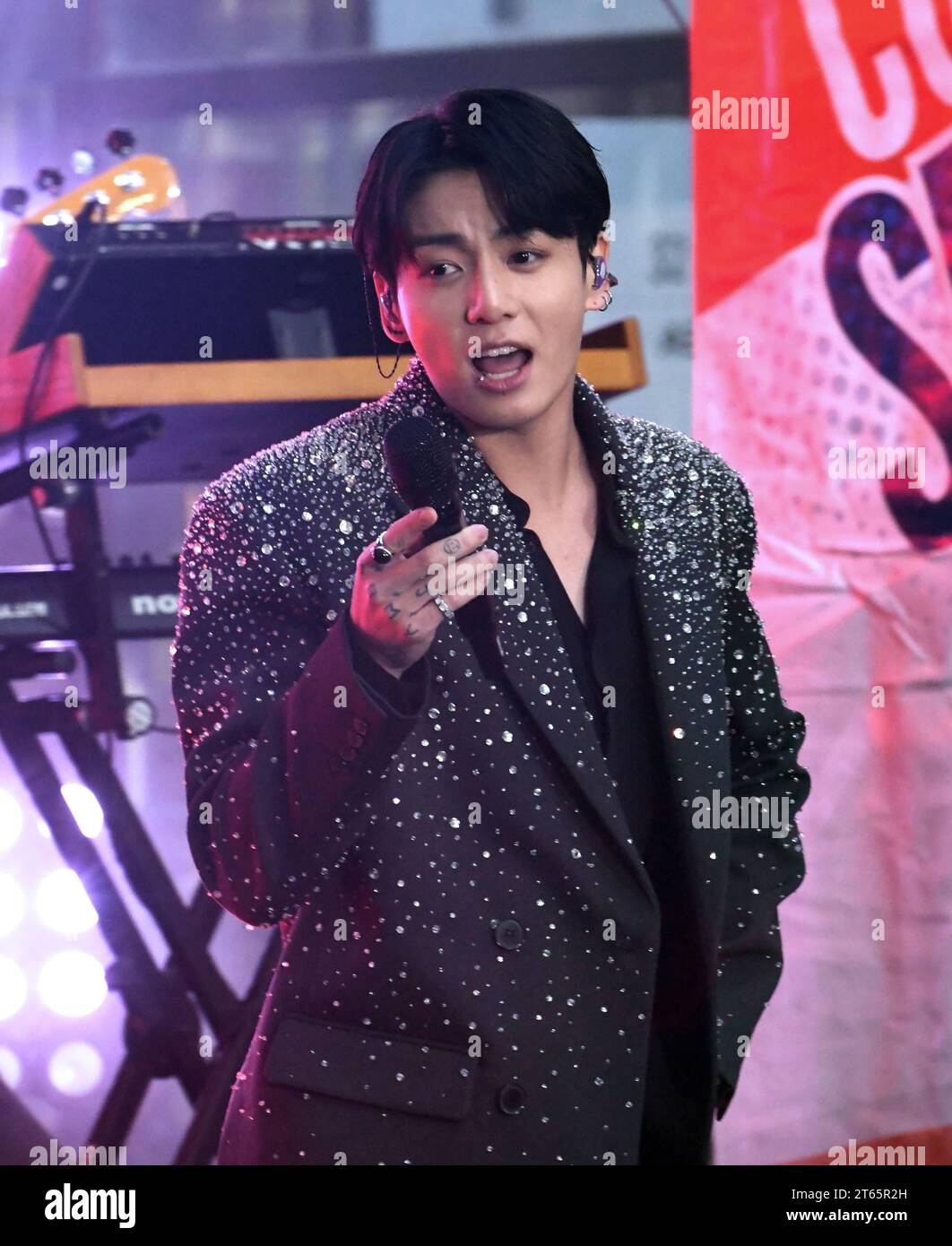 November 8, 2023, New York, New York, USA: Jungkook performs at The ...