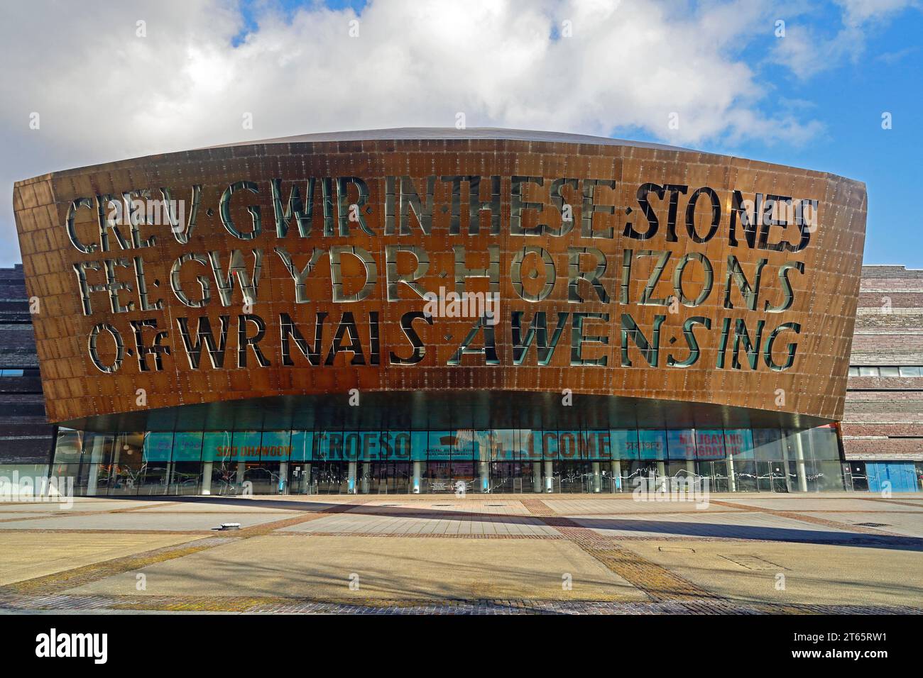 The Millennium Centre, Cardiff Bay. Theatre, concert hall and Home of ...