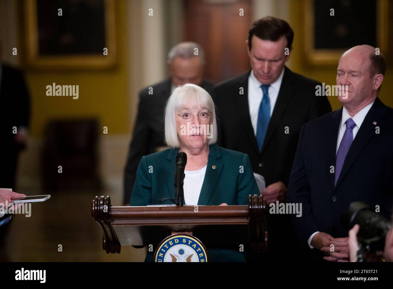 United States Senator Patty Murray Democrat of Washington offers ...