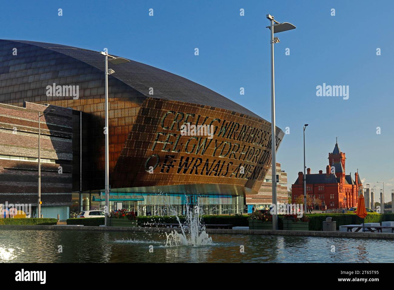 The Millennium Centre, Cardiff Bay. Theatre, concert hall and Home of ...