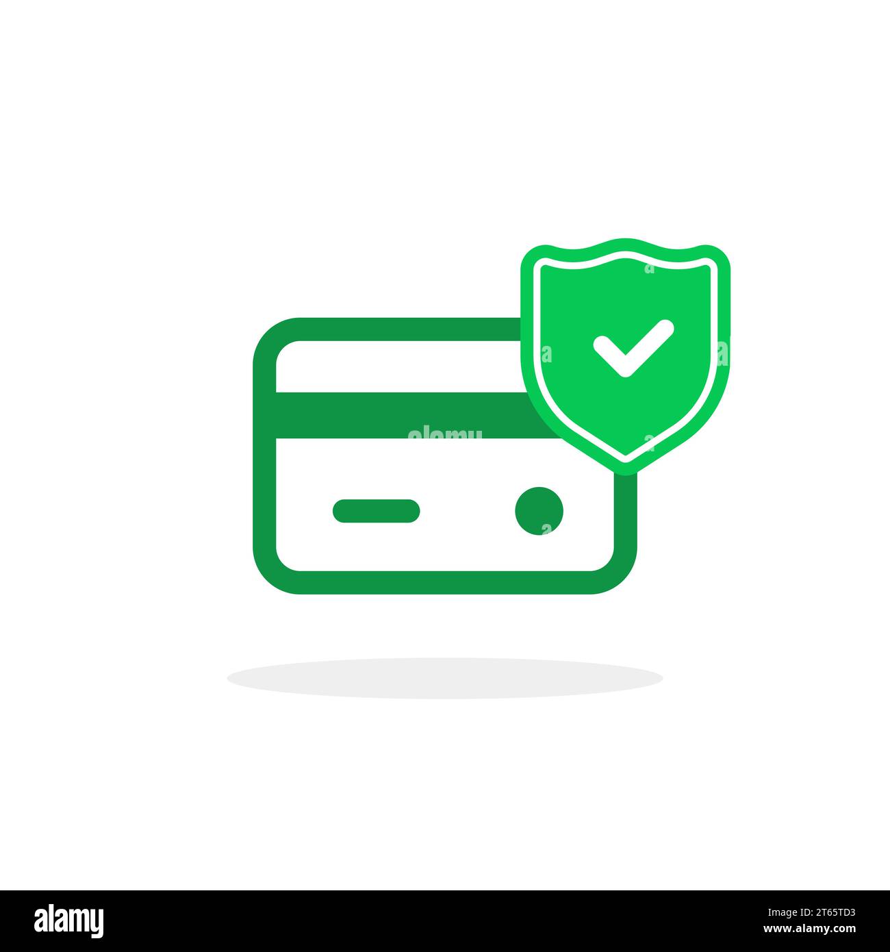 green secure payment icon with shield Stock Vector Image & Art - Alamy