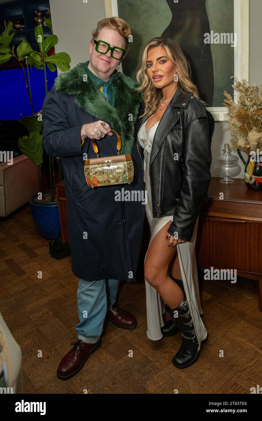 Christopher Mill and Megan Barton-Hanson at wine culturist Amelia ...