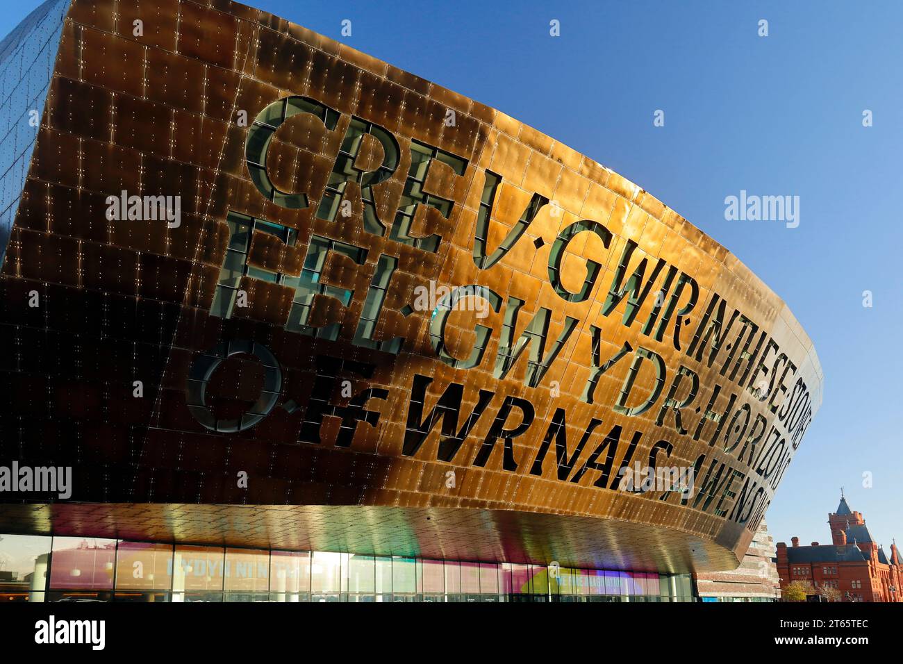 The Millennium Centre, Cardiff Bay. Theatre, concert hall and Home of ...