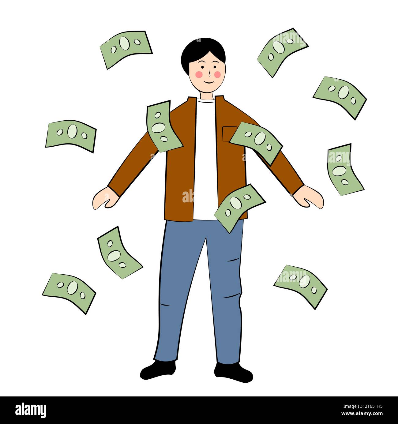 Money is a lot Stock Vector Images - Alamy