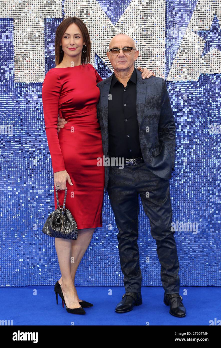 Heather Taupin and Bernie Taupin attend the "Rocketman" UK premiere at ...