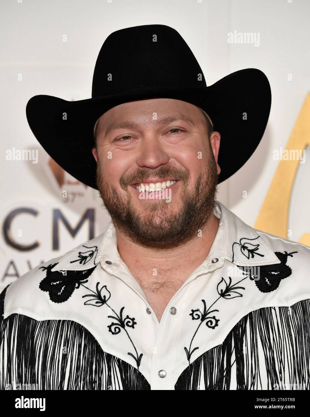 Mitchell Tenpenny arrives at the 57th Annual CMA Awards on Wednesday ...